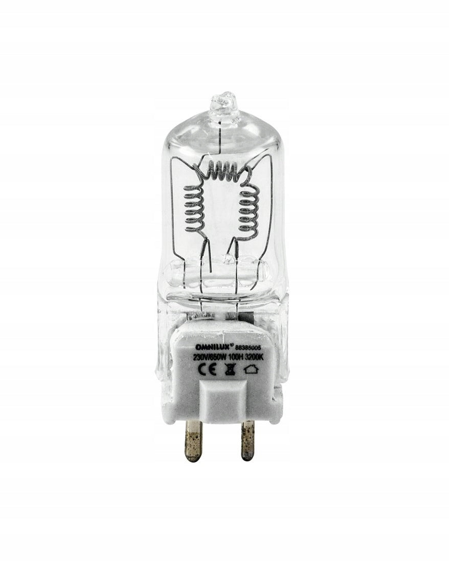 Bulb Omnilux 230V/650W GY-9.5 3100K 650W – Spectrum Tec